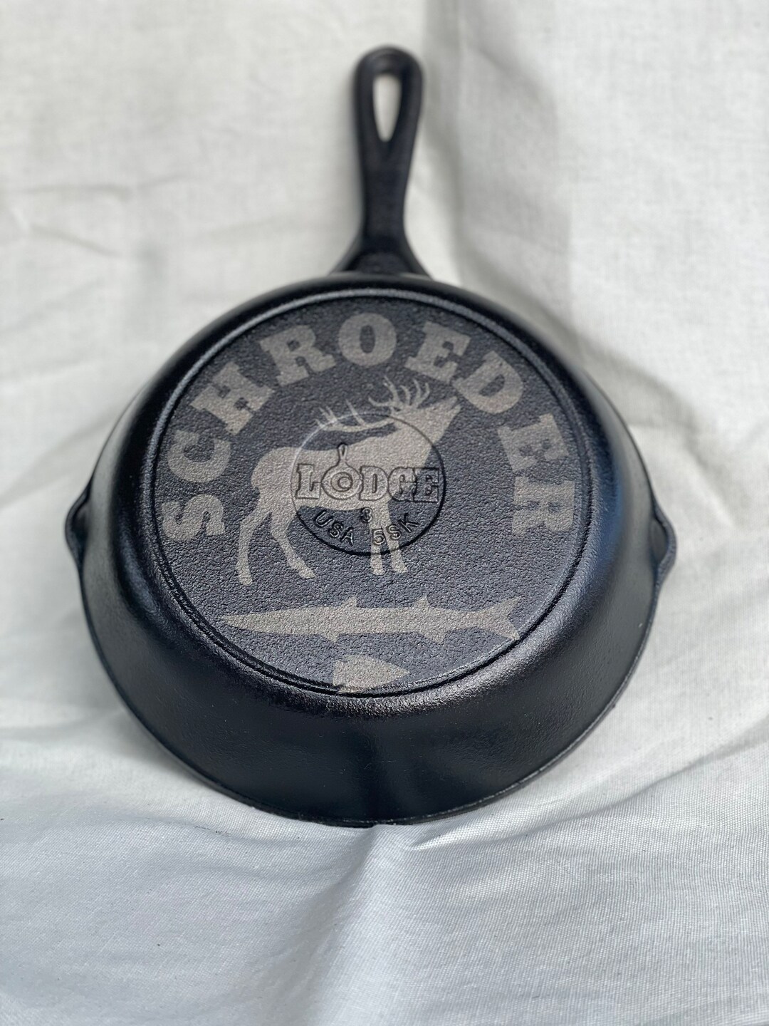 Engraved 8” Cast Iron Skillet - Personalized Skillet - Custom Cast Iron ...