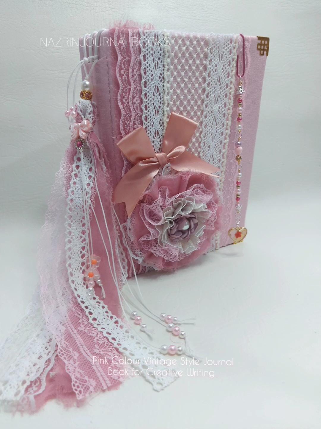 Pink Colour Vintage Style Journal Book for Creative Writing - Etsy UK