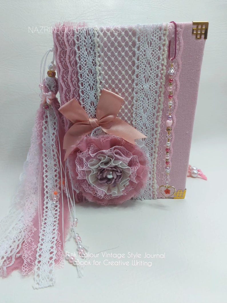 Pink Colour Vintage Style Journal Book for Creative Writing - Etsy UK