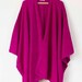 Hand-knitted Open Poncho Made With 100% Alpaca Wool | Knitted ...