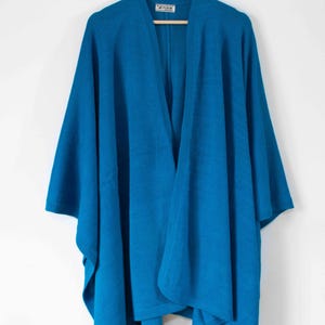 Hand-knitted Open Poncho Made With 100% Alpaca Wool | Knitted ...