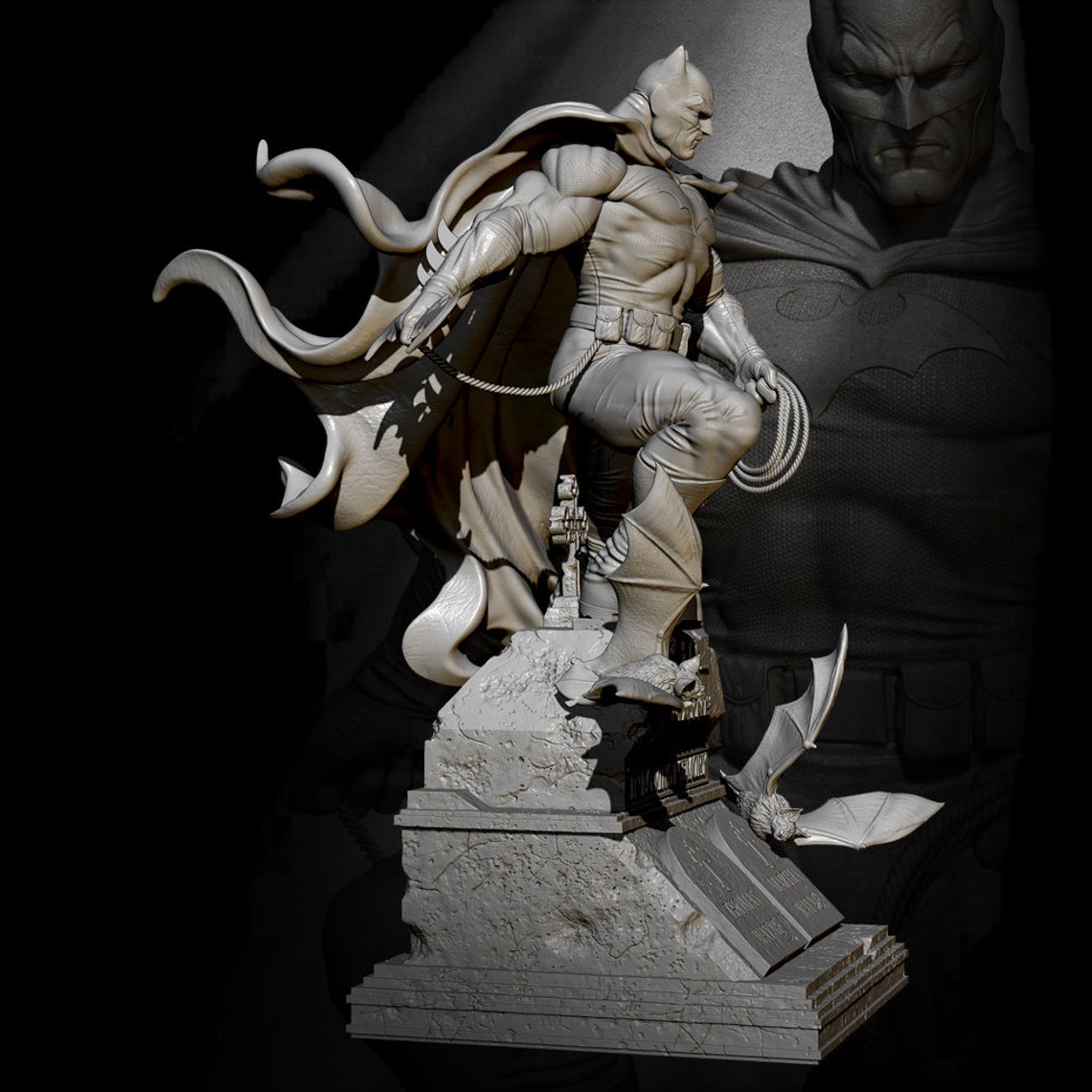 Custom Batman RPG Miniatures Figure DND Role Playing Minis - Etsy