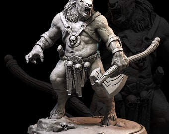 Dnd Mini Minotaur - Etsy