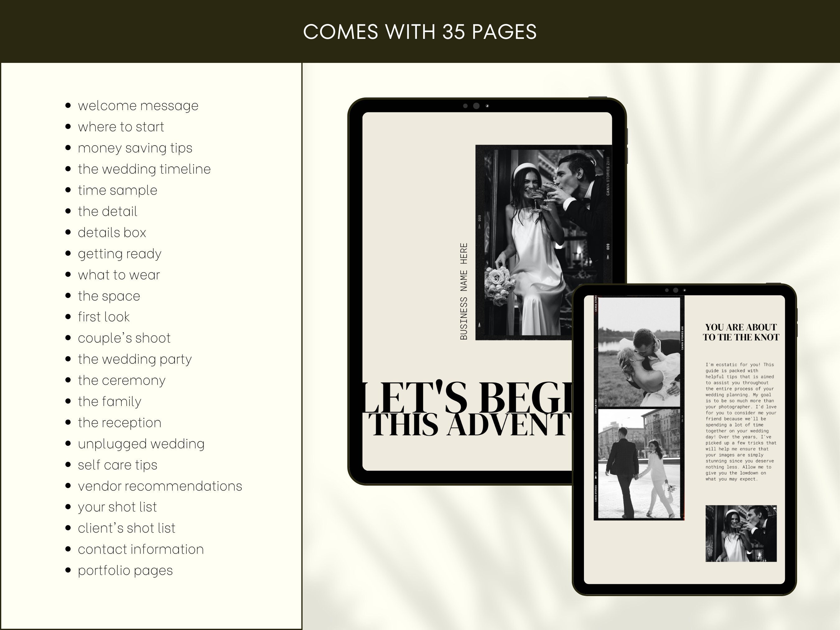 CANVA Photographer Client Guide Bundle, Wedding Photography Client ...