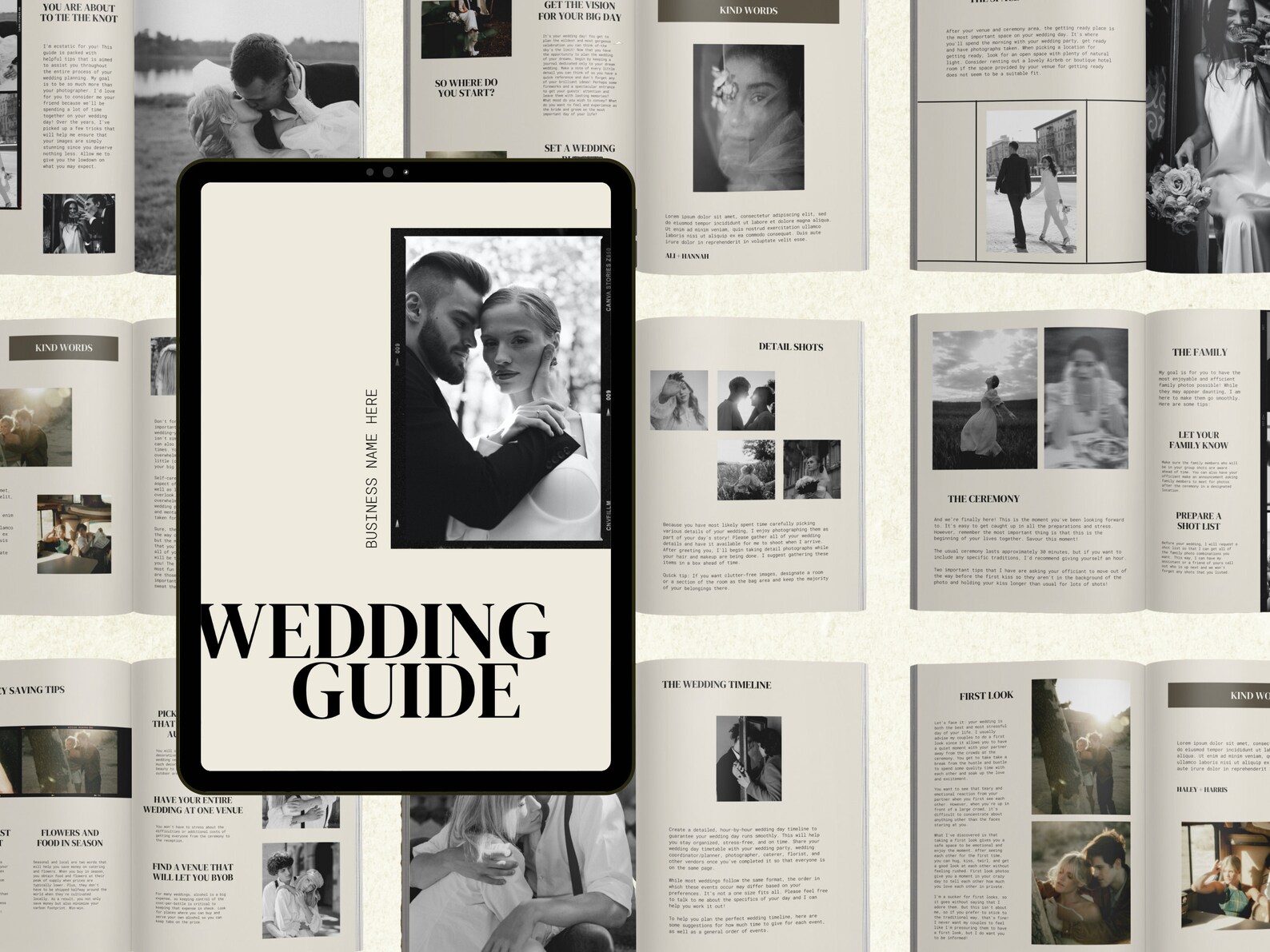 CANVA Photographer Client Guide Bundle, Wedding Photography Client ...