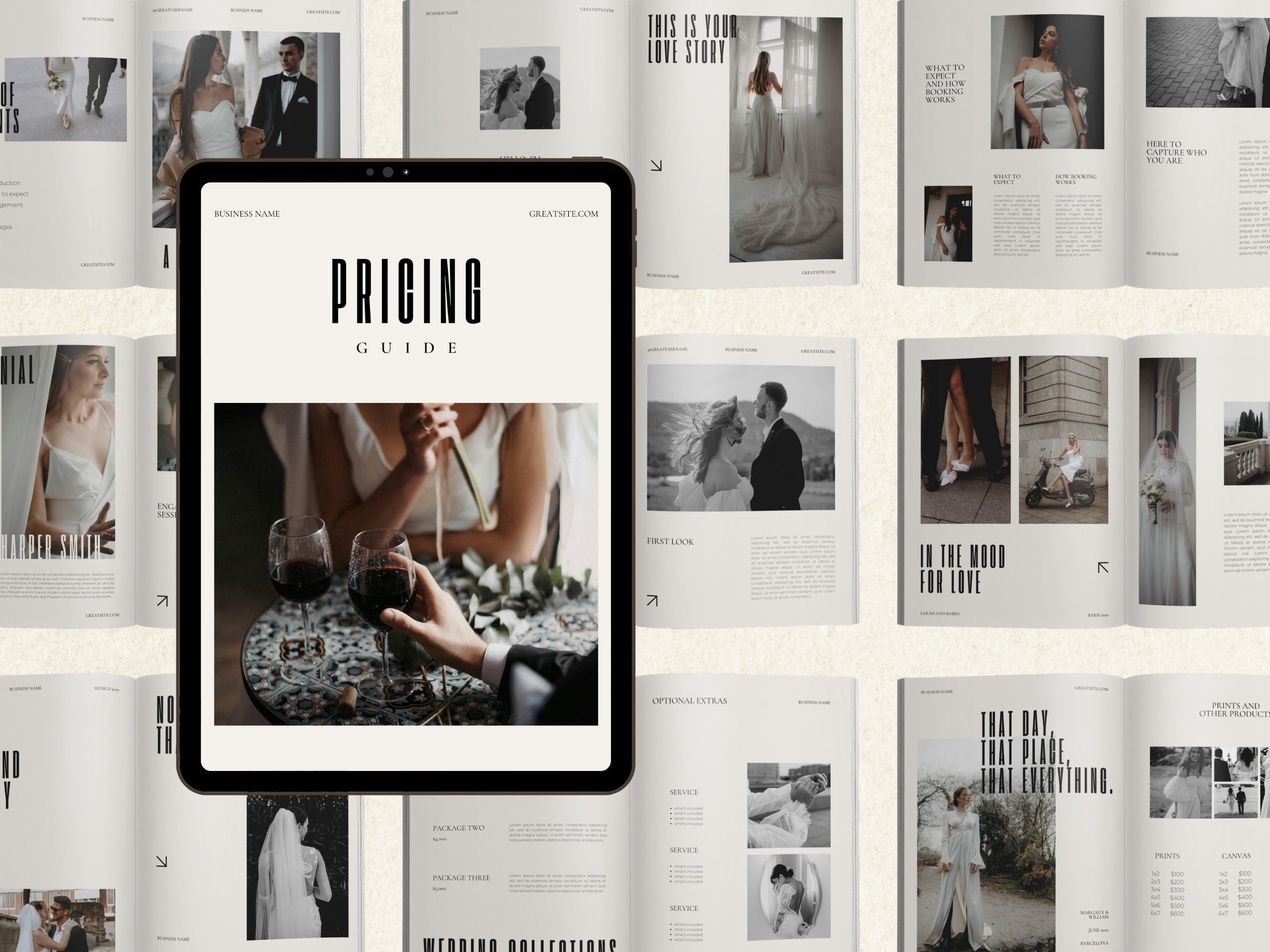 CANVA Photographer Client Guide Bundle, Wedding Photography Client ...