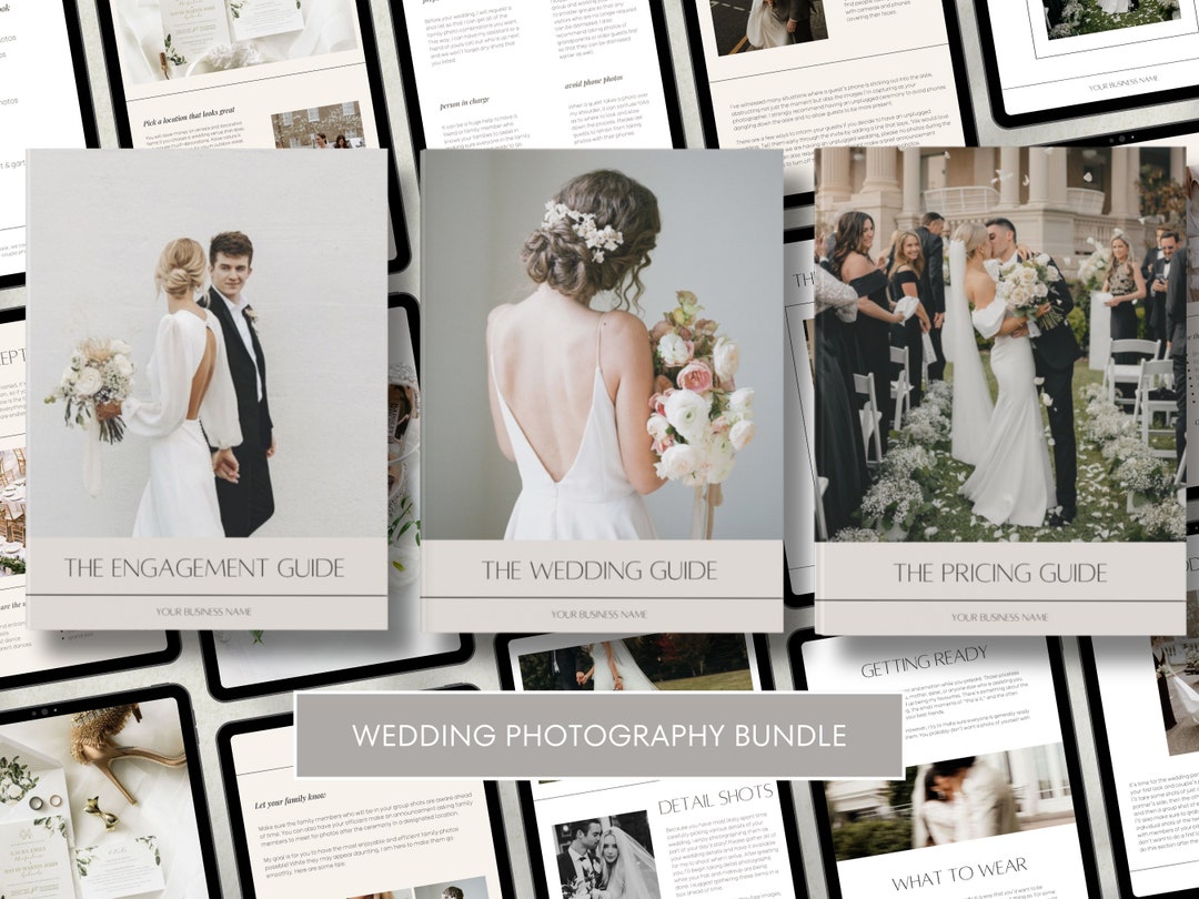 CANVA Photographer Client Guide Bundle, Wedding Photography Client ...