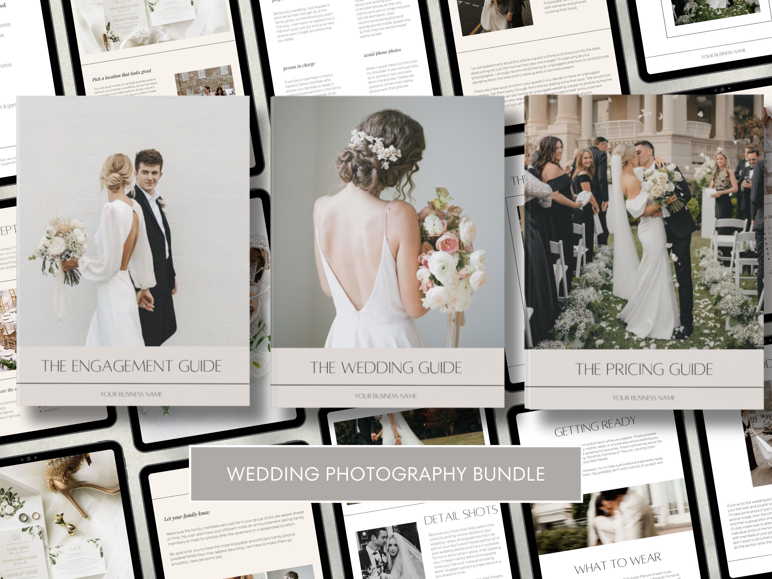 CANVA Photographer Client Guide Bundle, Wedding Photography Client ...