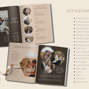 CANVA Photographer Client Guide Bundle Wedding Photography - Etsy