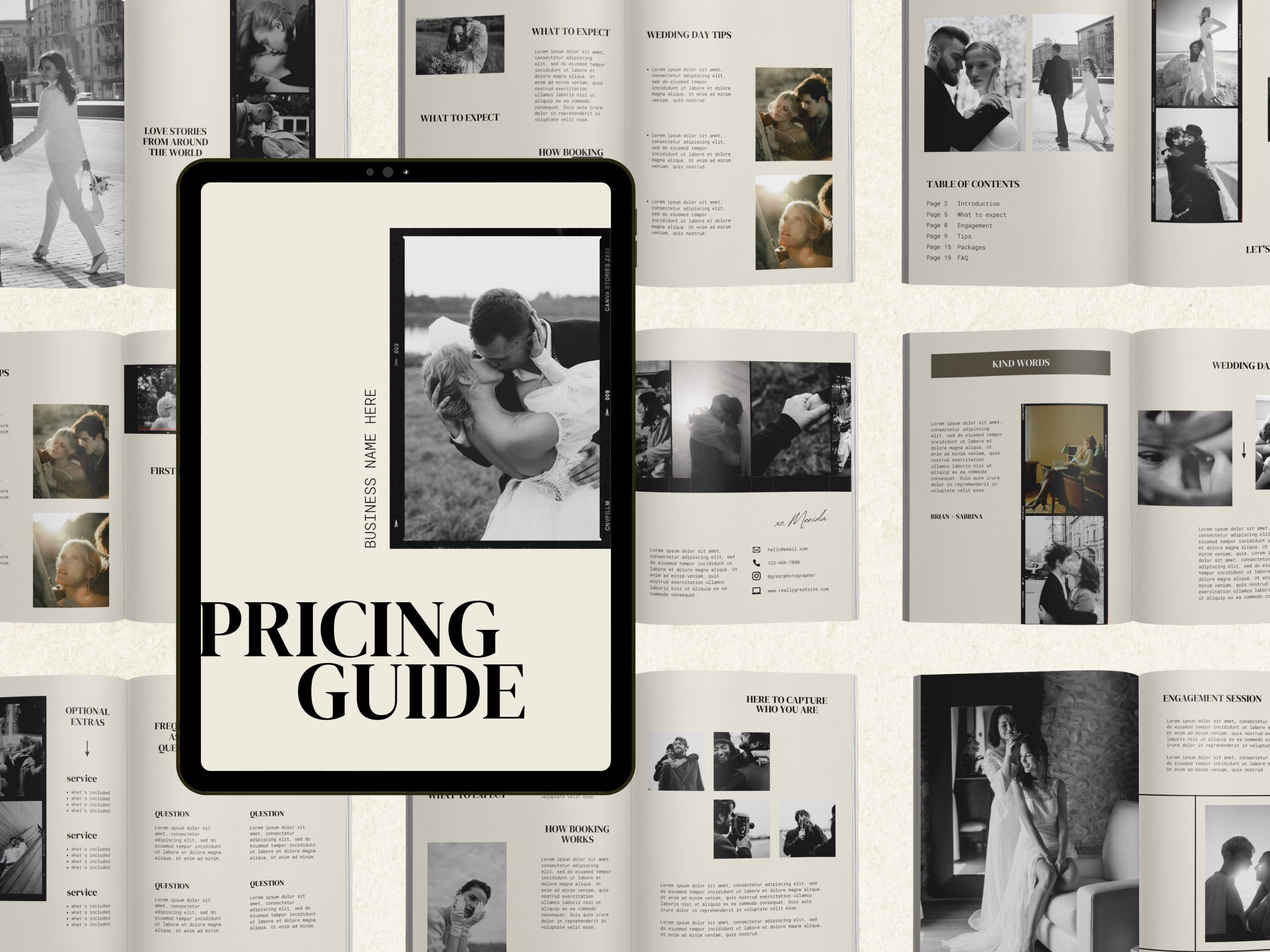 CANVA Photographer Client Guide Bundle, Wedding Photography Client ...