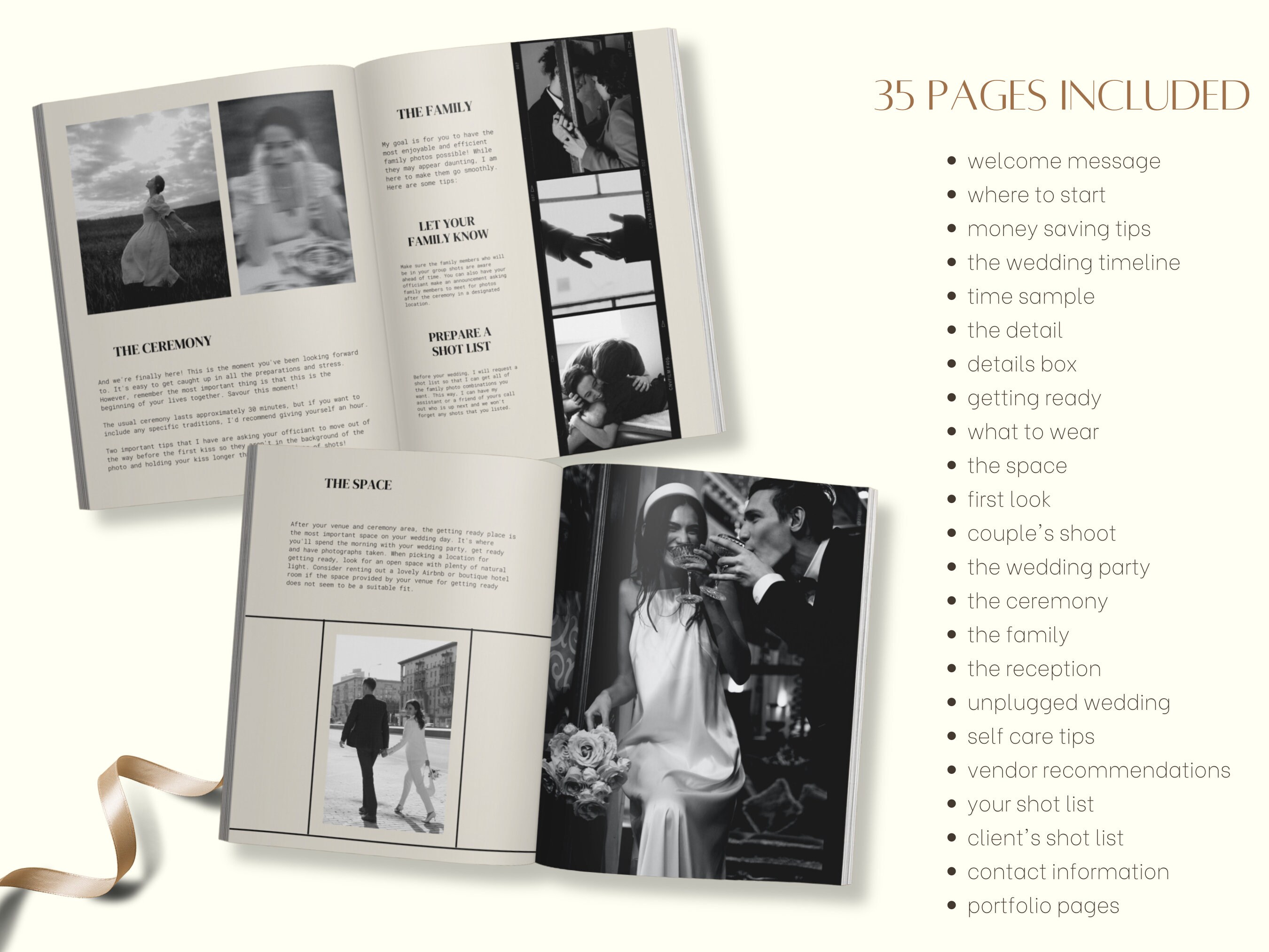CANVA Photographer Client Guide Bundle Wedding Photography - Etsy