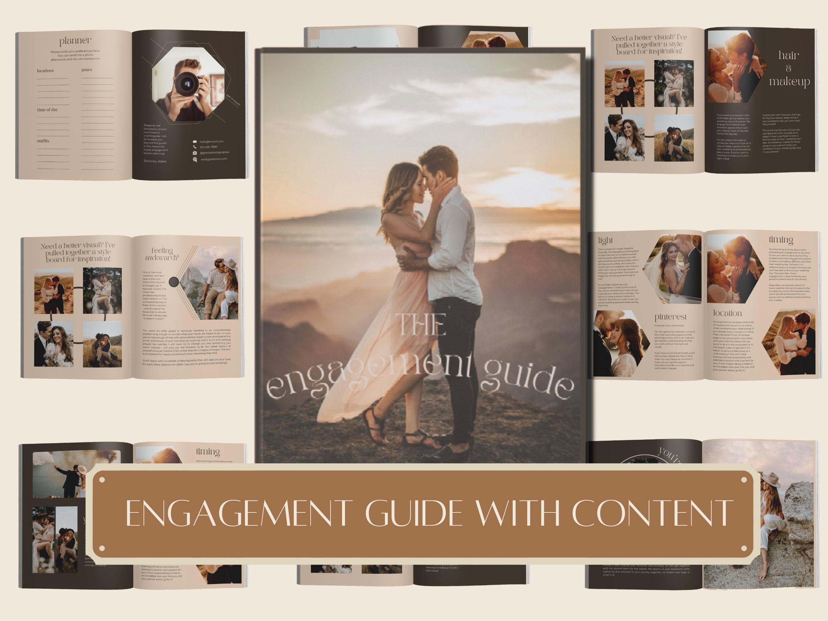 CANVA Client Engagement Session Style Guide With Content - Etsy