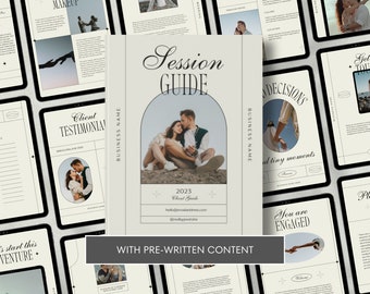 CANVA Modern Client Engagement Session Style Guide With Content, Pre ...