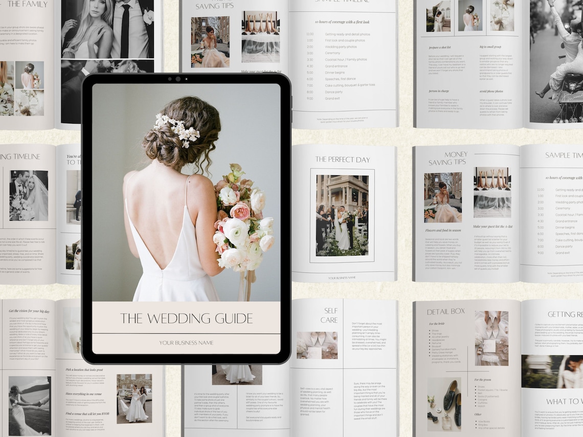 CANVA Photographer Client Guide Bundle, Wedding Photography Client ...