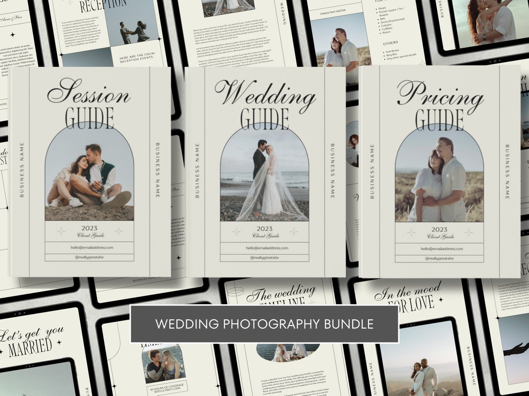 CANVA Photographer Client Guide Bundle, Wedding Photography Client ...