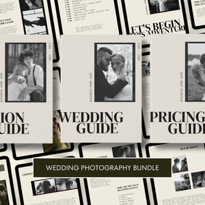 CANVA Photographer Client Guide Bundle, Wedding Photography Client ...