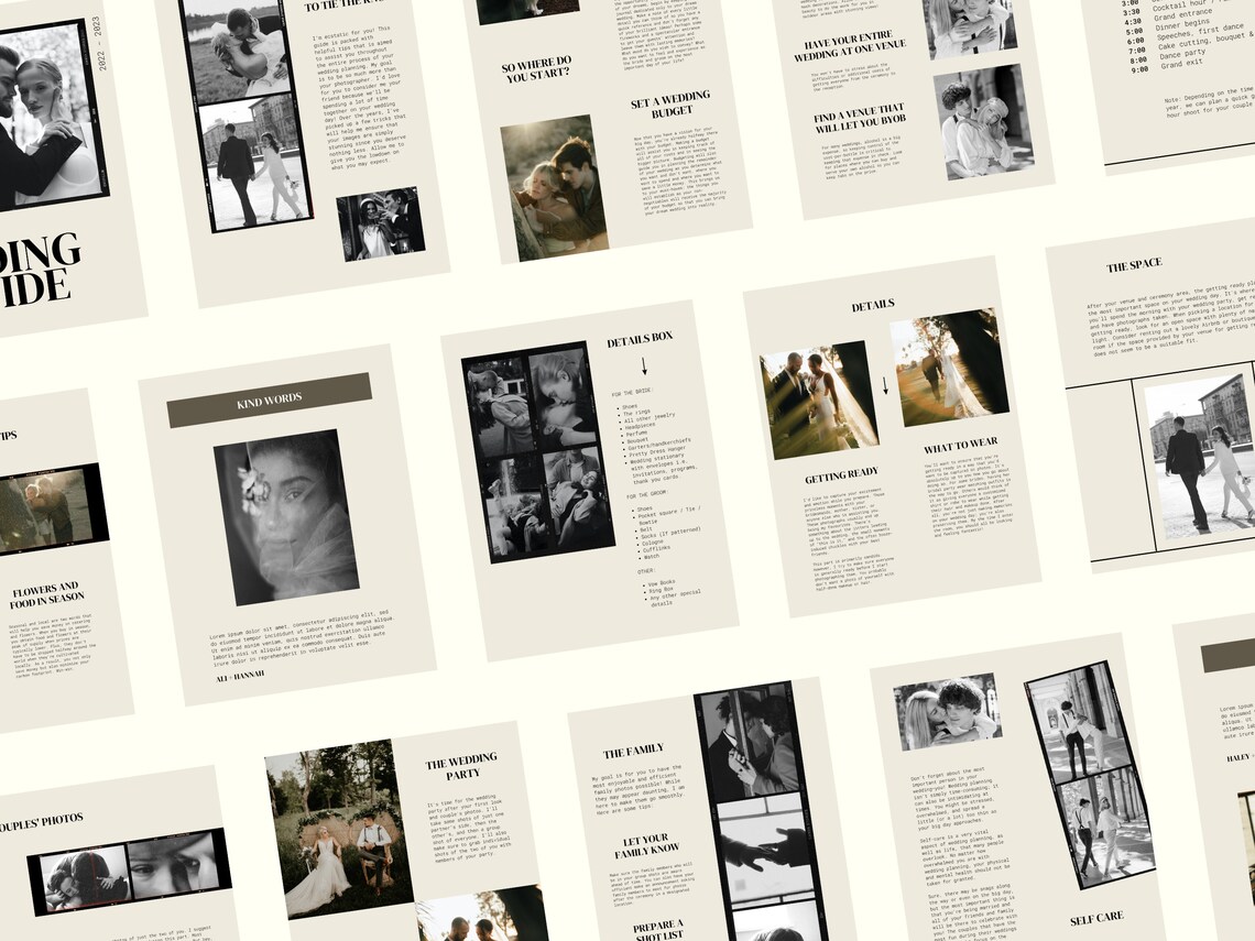 CANVA Photographer Client Guide Bundle, Wedding Photography Client ...