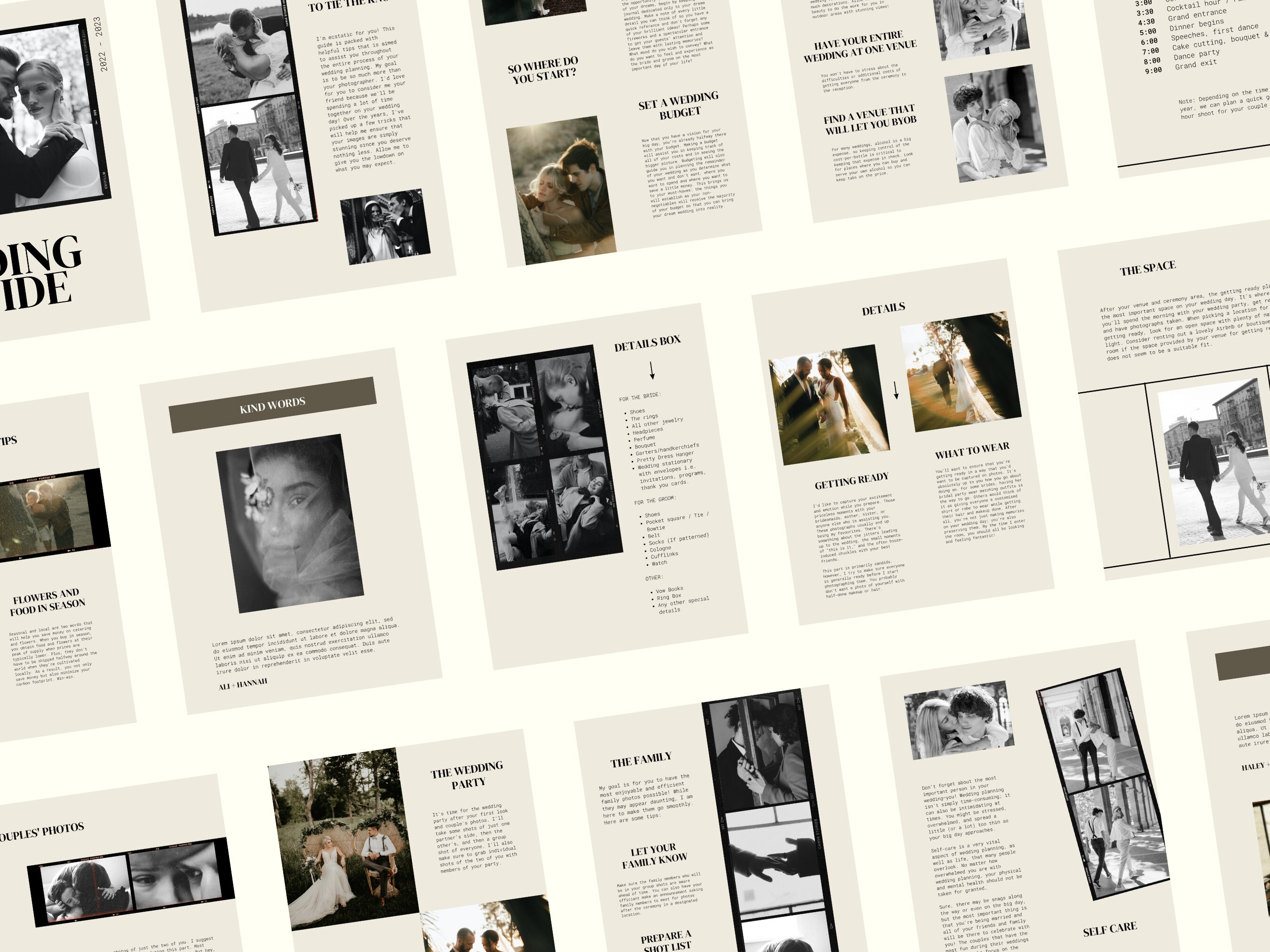 CANVA Photographer Client Guide Bundle, Wedding Photography Client ...