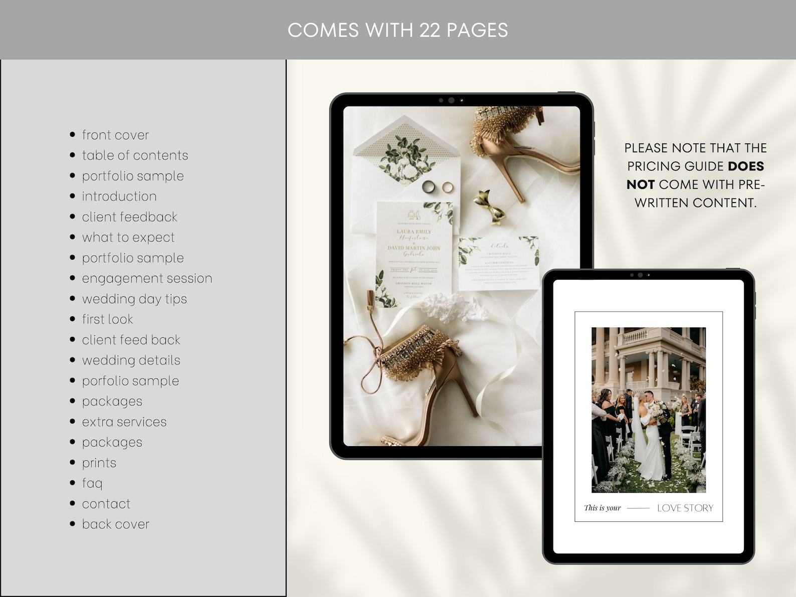 CANVA Photographer Client Guide Bundle, Wedding Photography Client ...