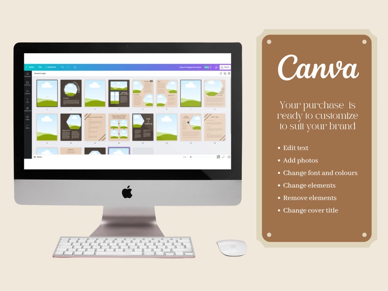 CANVA Client Engagement Session Style Guide With Content - Etsy