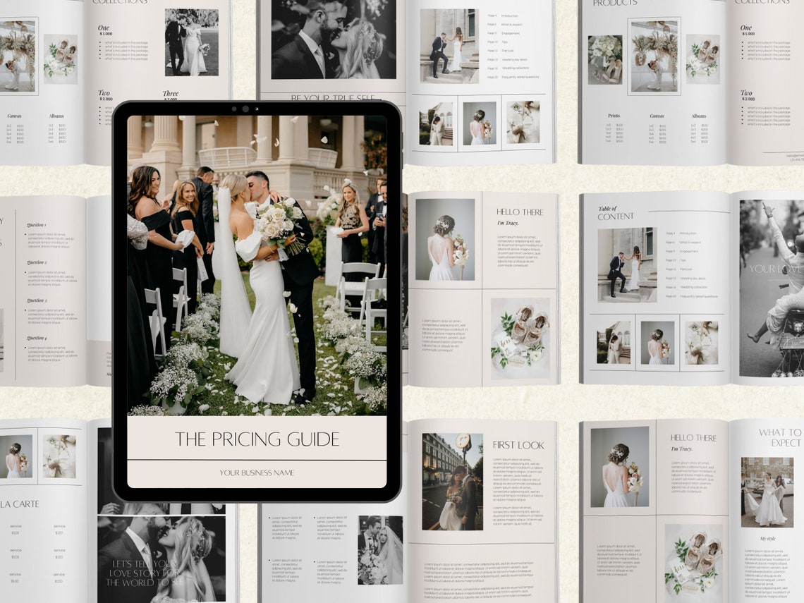 CANVA Photographer Client Guide Bundle, Wedding Photography Client ...