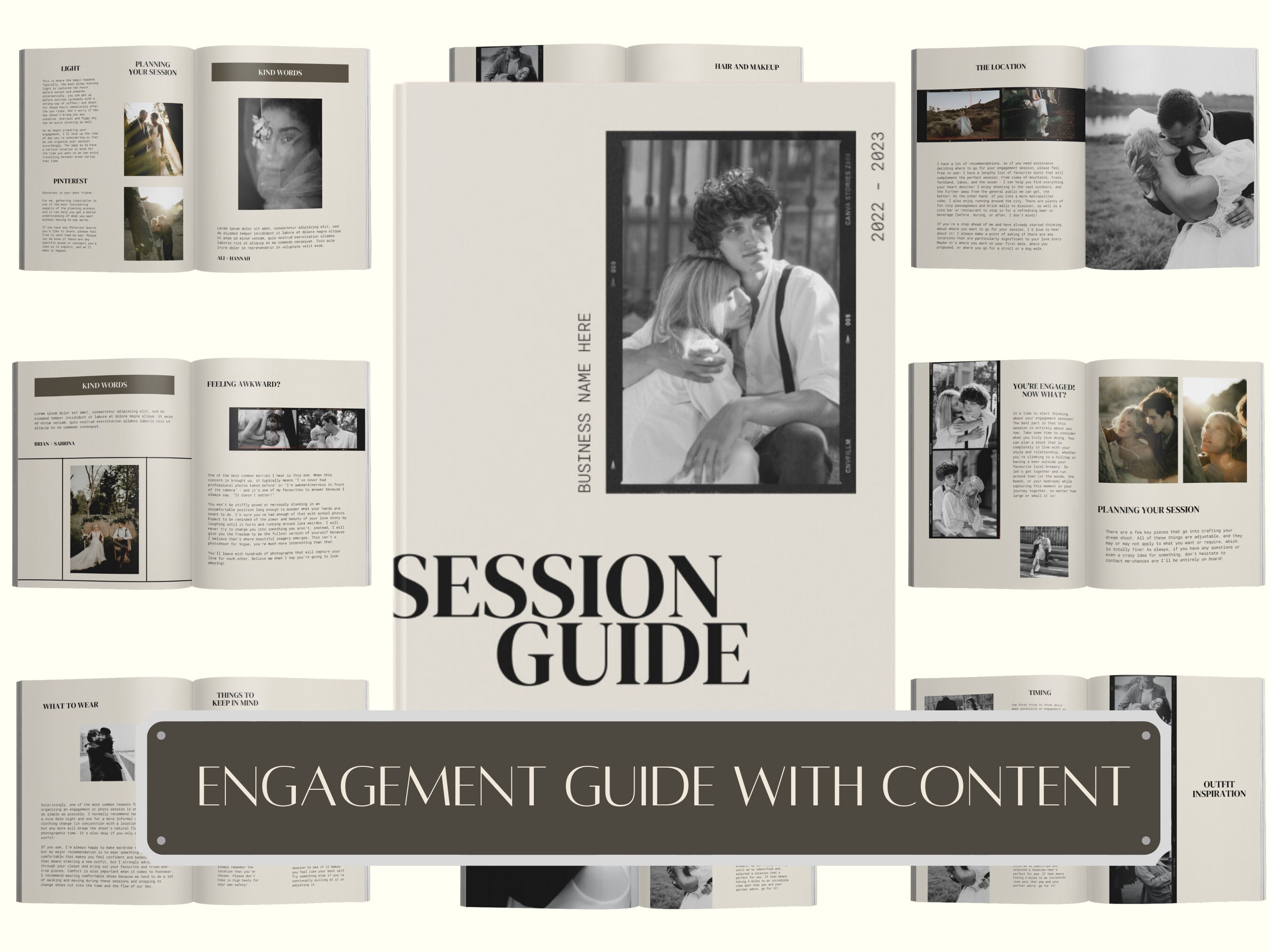 CANVA Photographer Client Guide Bundle, Wedding Photography Client ...