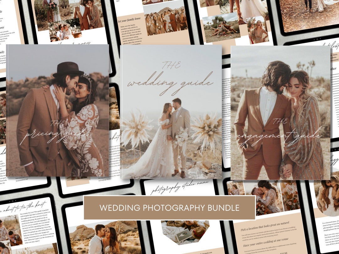 CANVA Photographer Client Guide Bundle, Wedding Photography Client ...