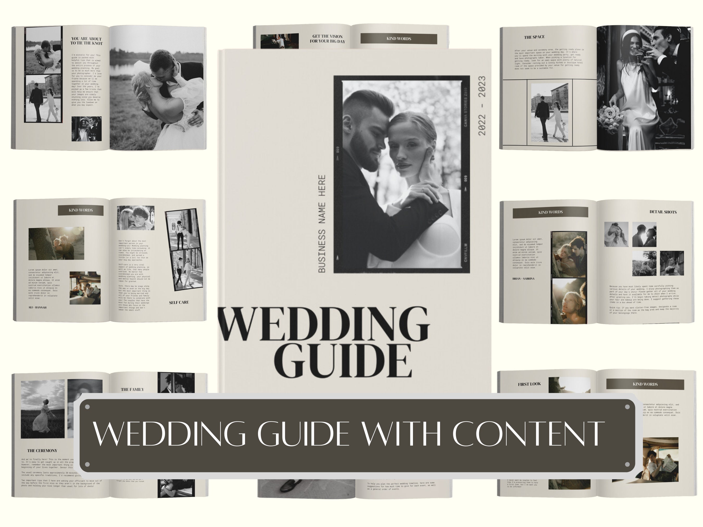 CANVA Photographer Client Guide Bundle, Wedding Photography Client ...
