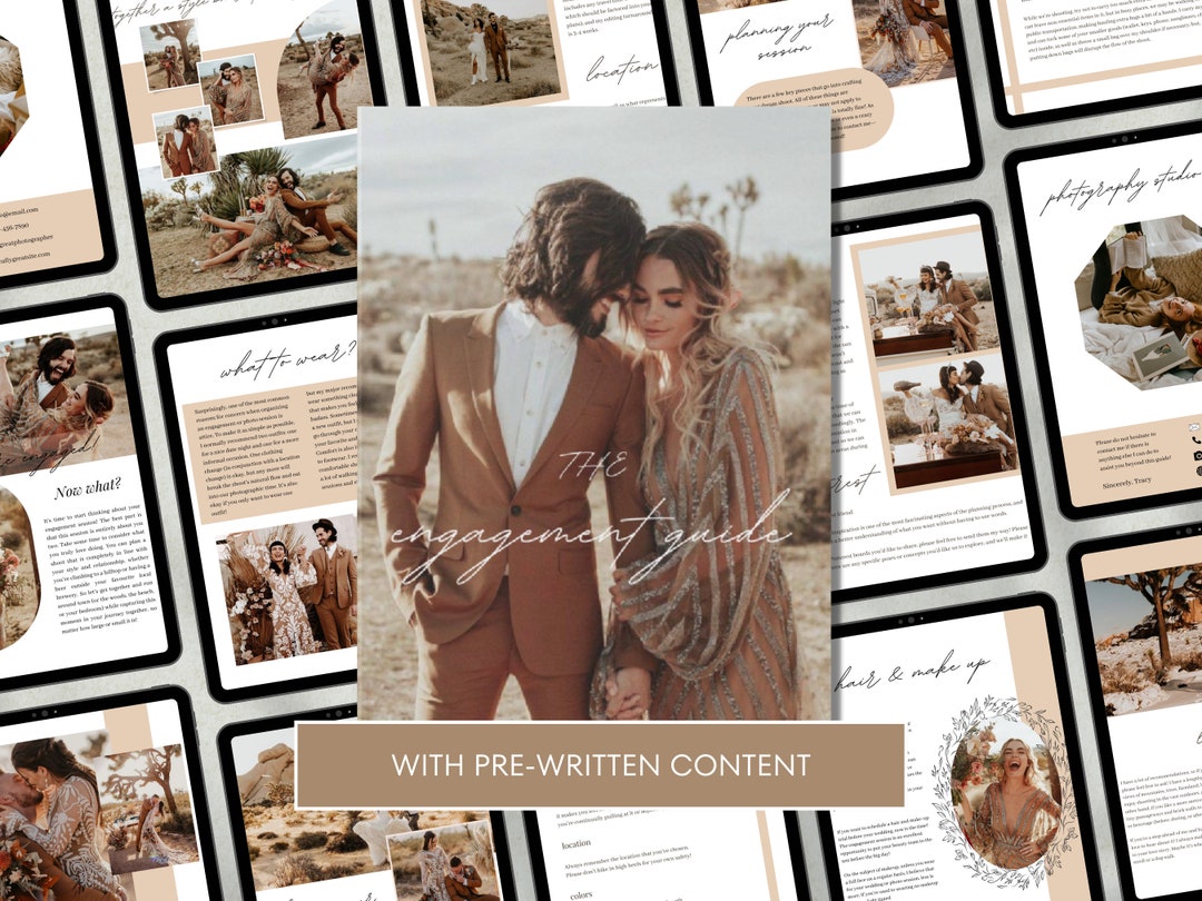 Boho Client Engagement Session Style Guide: Canva Template (digital Download) - Etsy