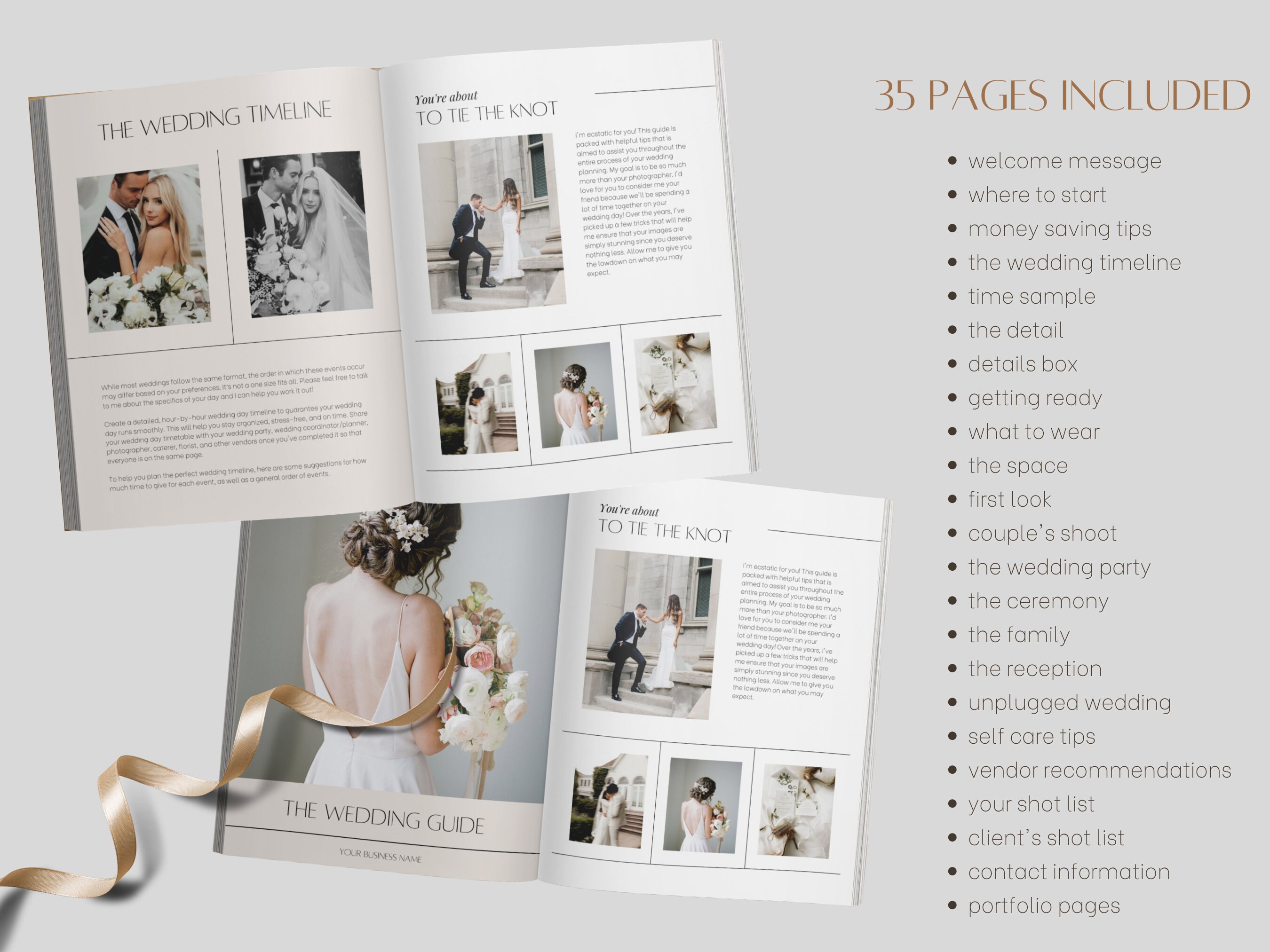 CANVA Photographer Client Guide Bundle Wedding Photography - Etsy