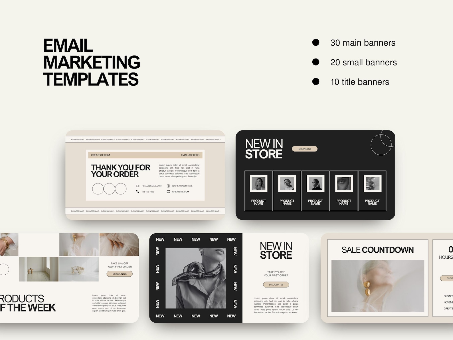 Email Marketing Templates Canva, Modern Editorial Newsletter Template ...
