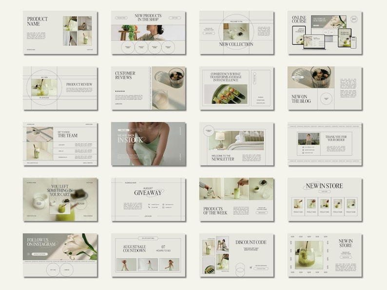 Modern Email Newsletter Template: Canva Editorial Design (digital ...