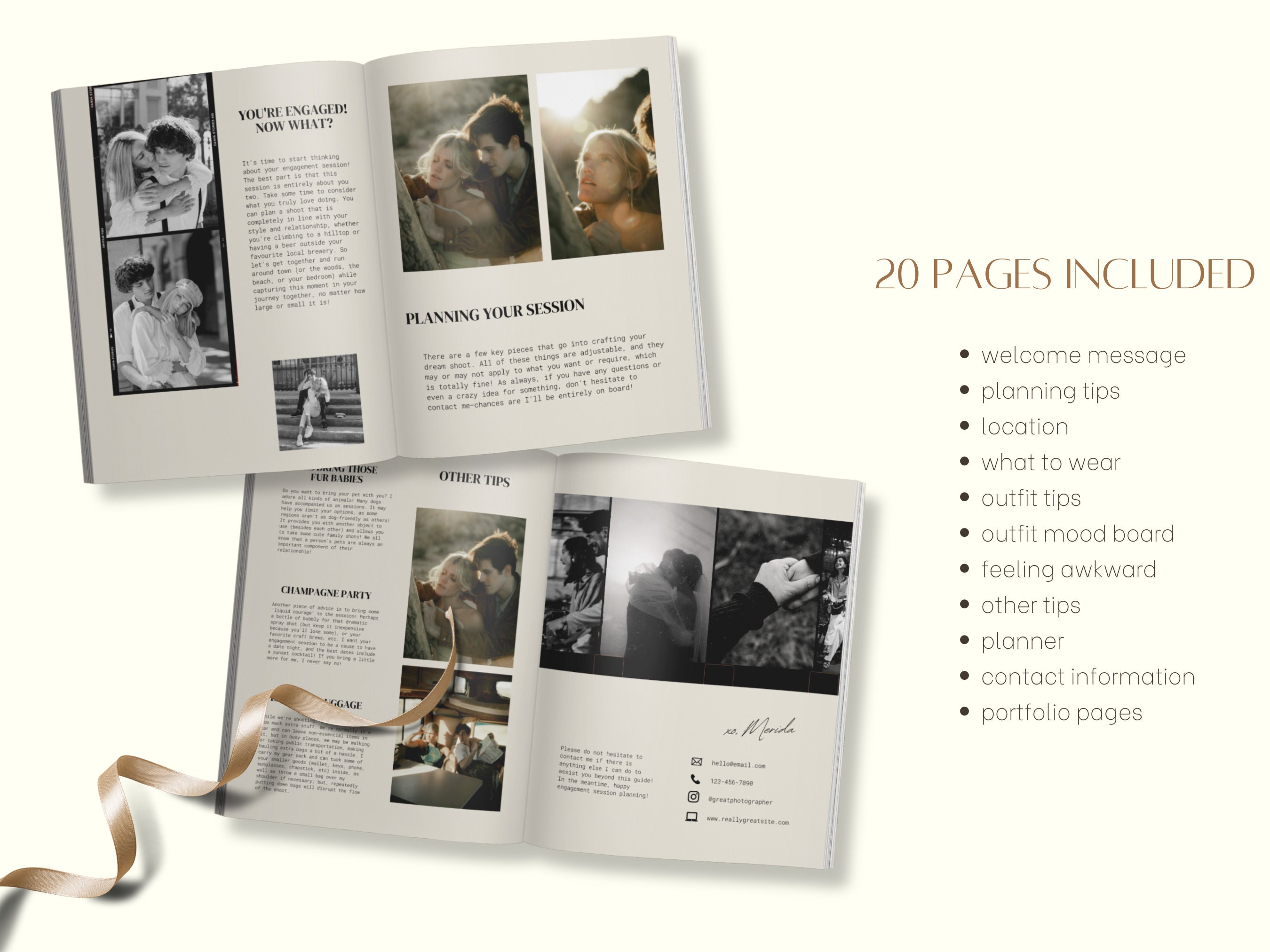 CANVA Photographer Client Guide Bundle, Wedding Photography Client ...