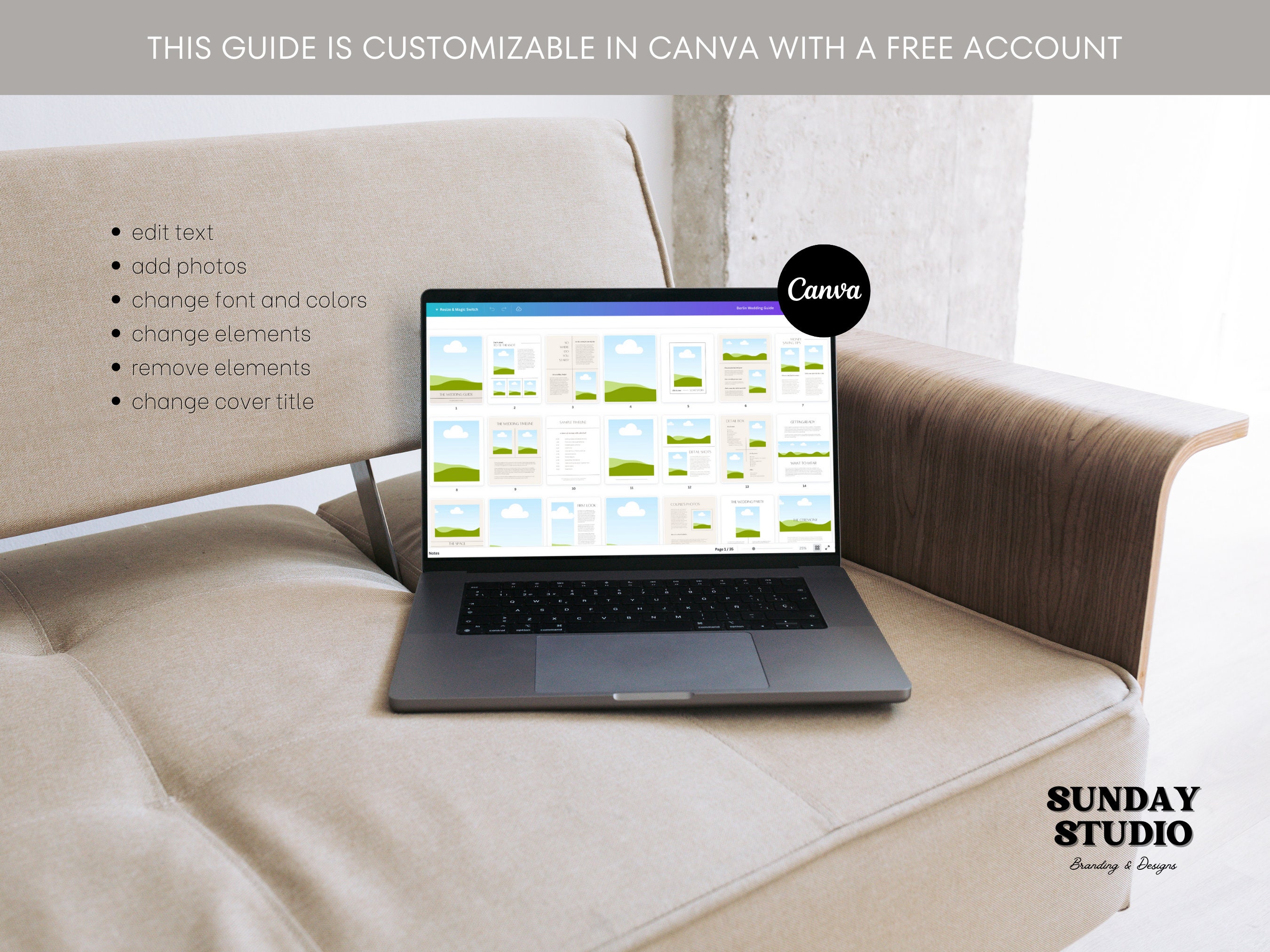 CANVA Photographer Client Guide Bundle, Wedding Photography Client ...