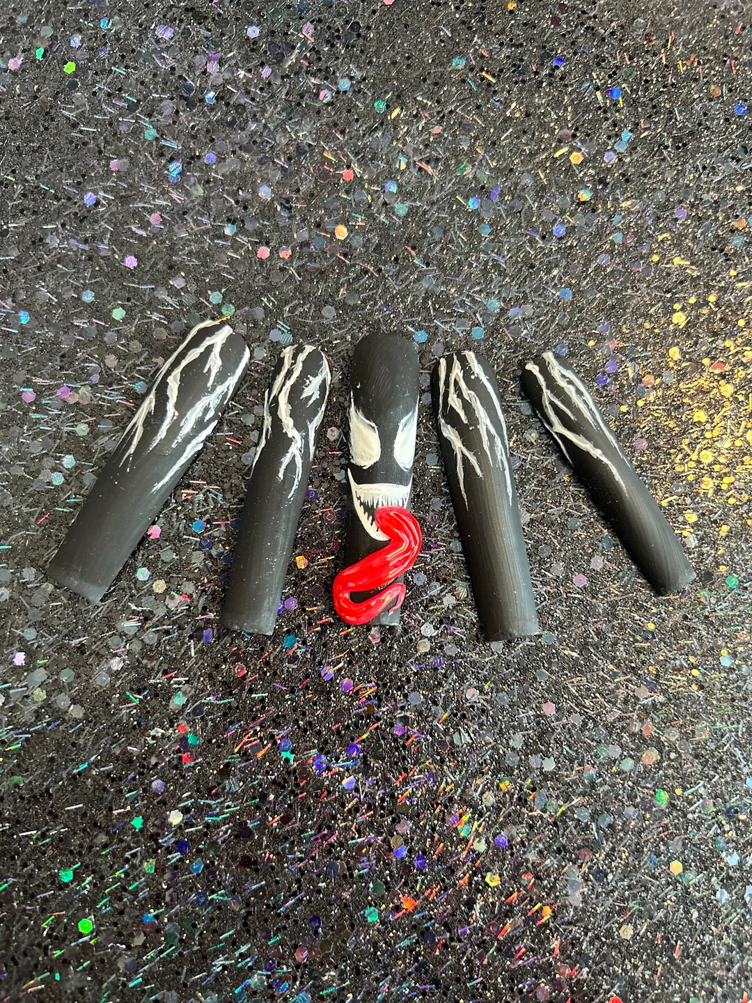 Venom Halloween Press on Nails - Etsy