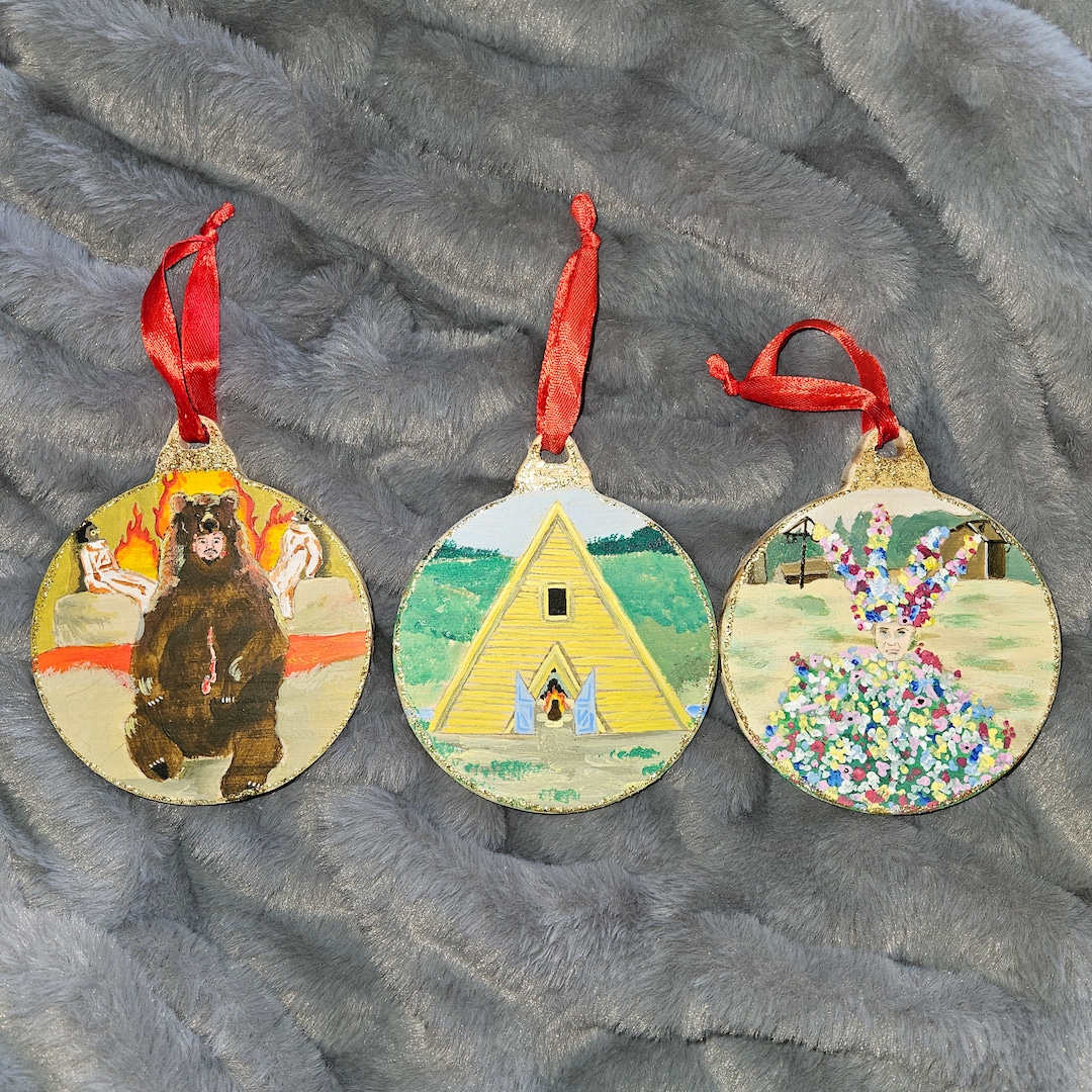 Hand Painted A24 Midsommar Movie Inspired Ornaments - Etsy