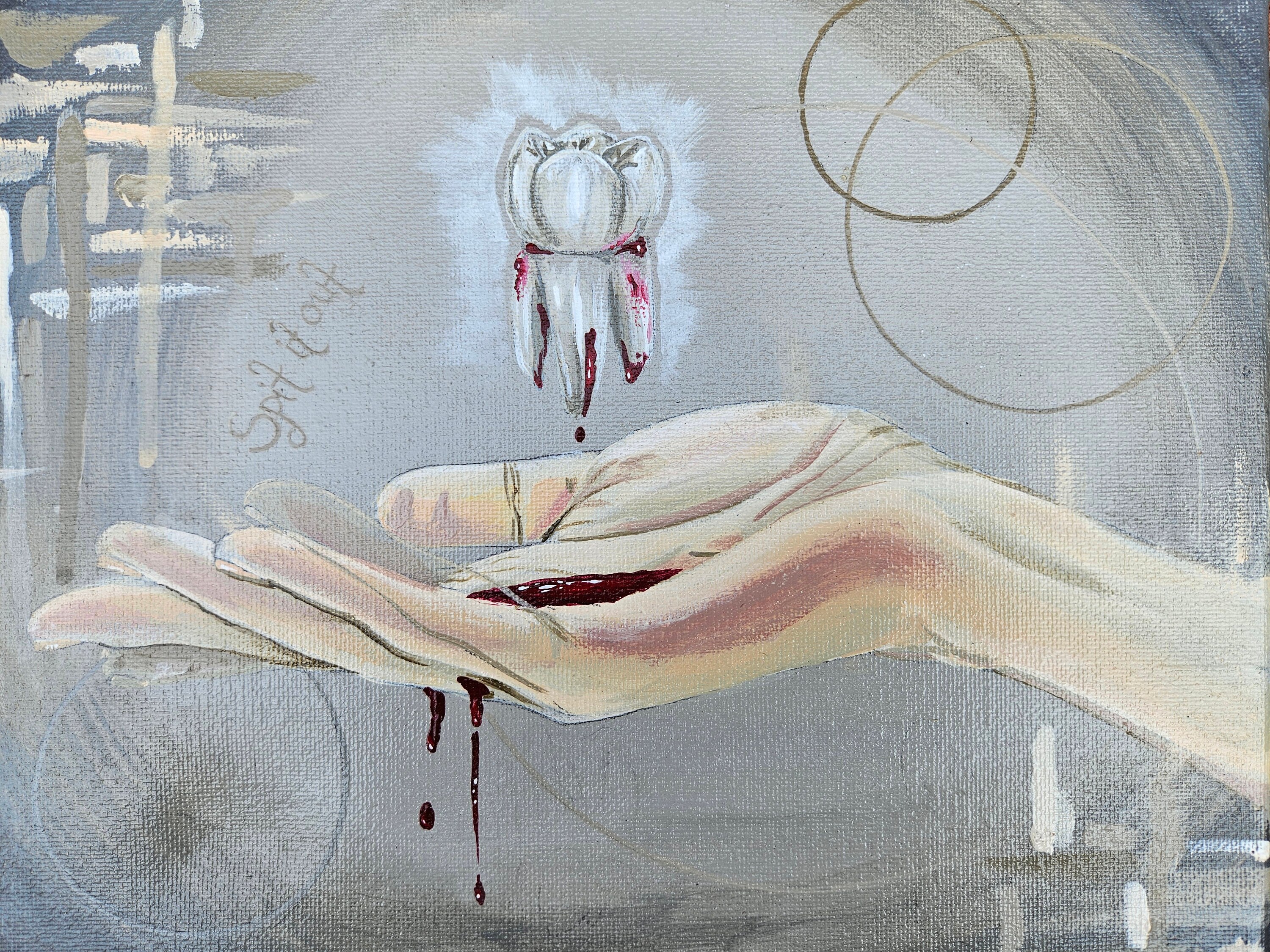 Toothache 8x10 Original Painting - Etsy