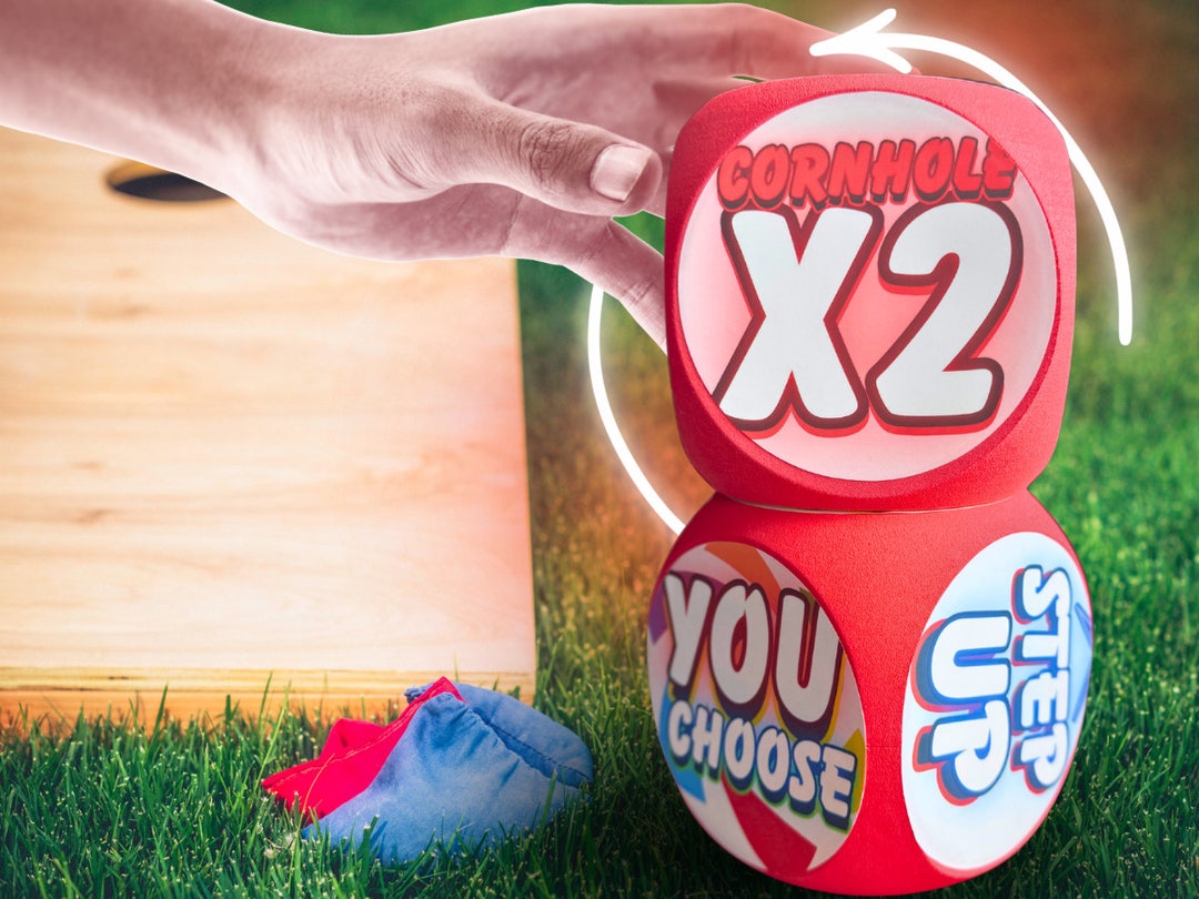 Cornroll CORNHOLE Dice Add-on Dice Game Gift Lawn Game the Perfect ...