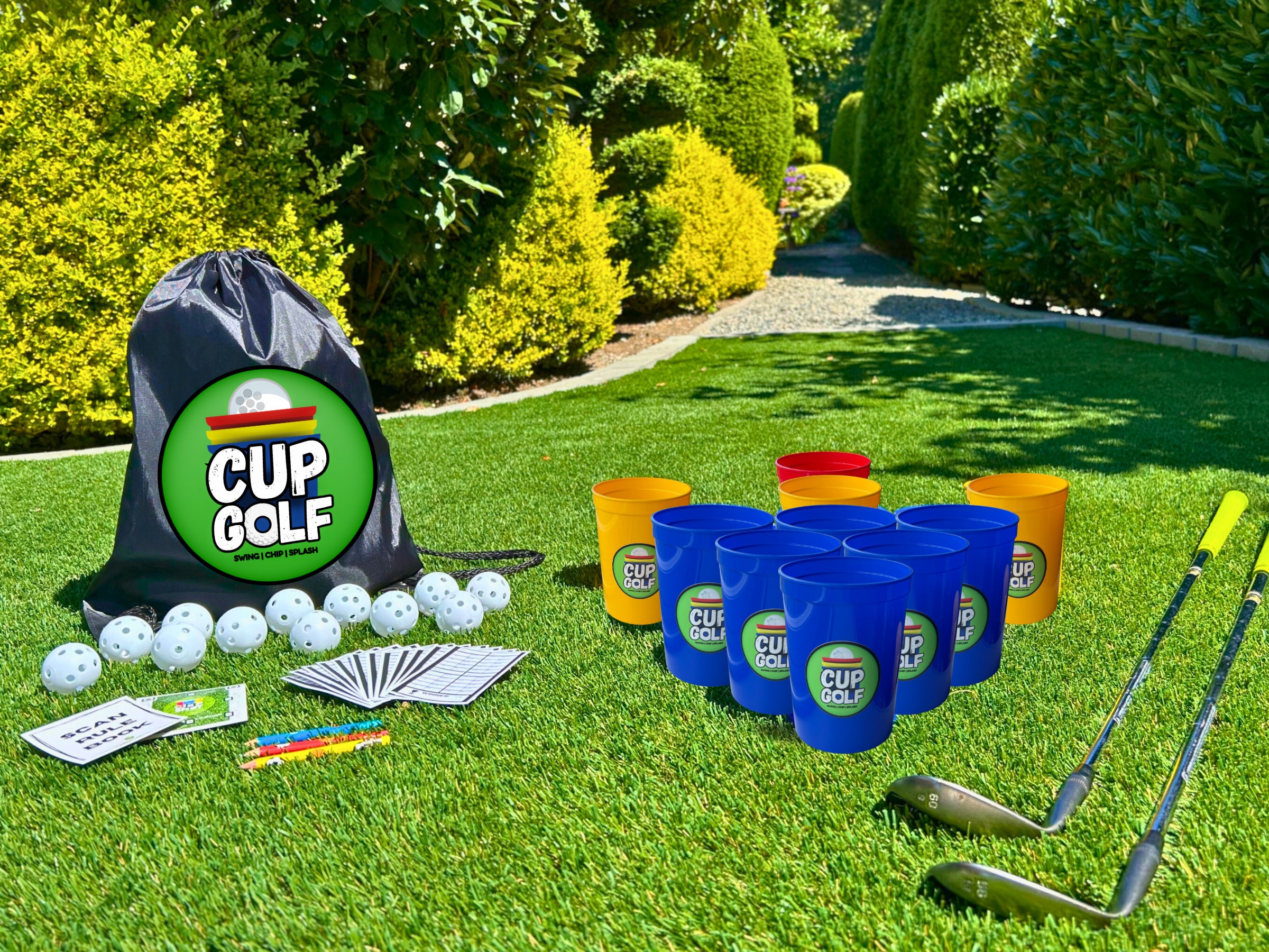 Golf Gift | CUP GOLF Chipping Game | Indoor/outdoor Lawn Game | Ages 8 ...