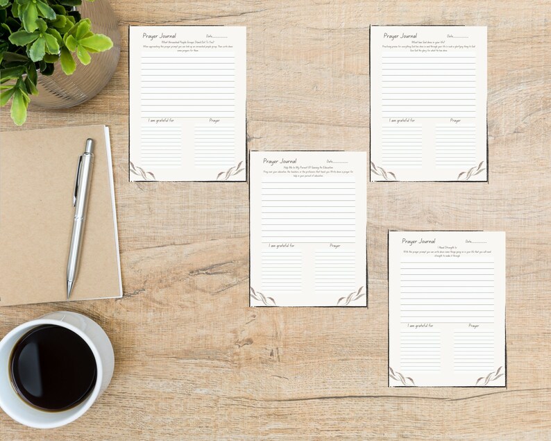 30 Day Printable Prayer Journal ,prayer Sermons, Scriptures, Devotional ...