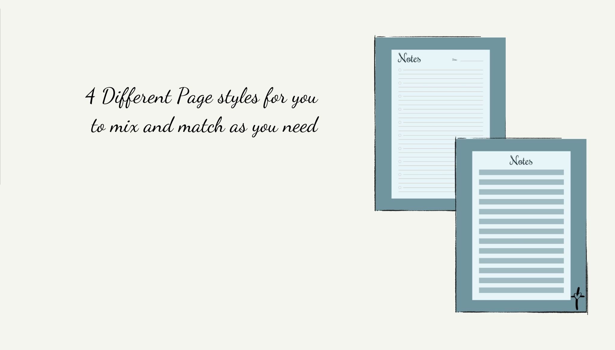 Faith Based Notes, Minimalistic Design, Multiple Sizes PDF - Etsy