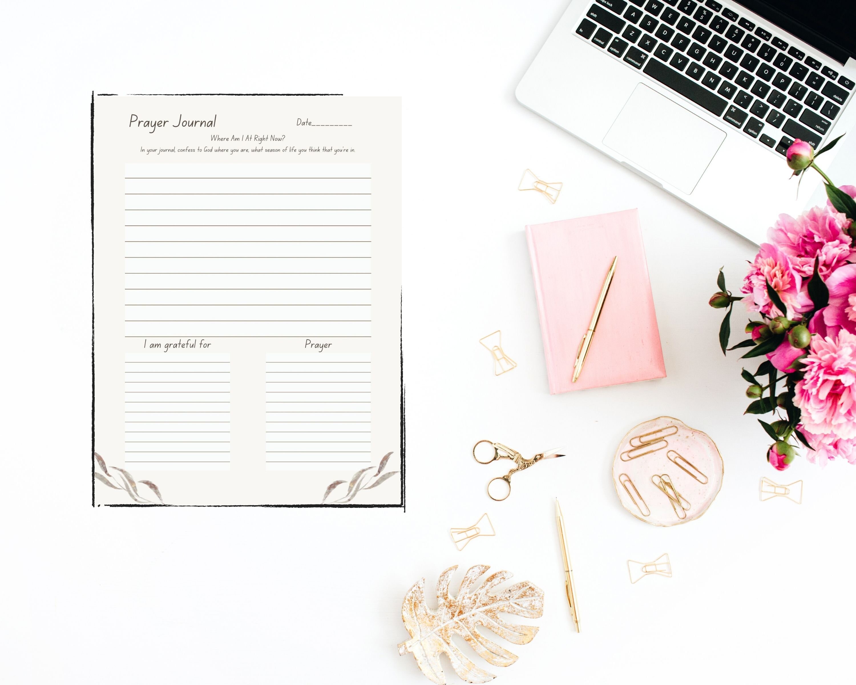 30 Day Printable Prayer Journal ,prayer Sermons, Scriptures, Devotional ...