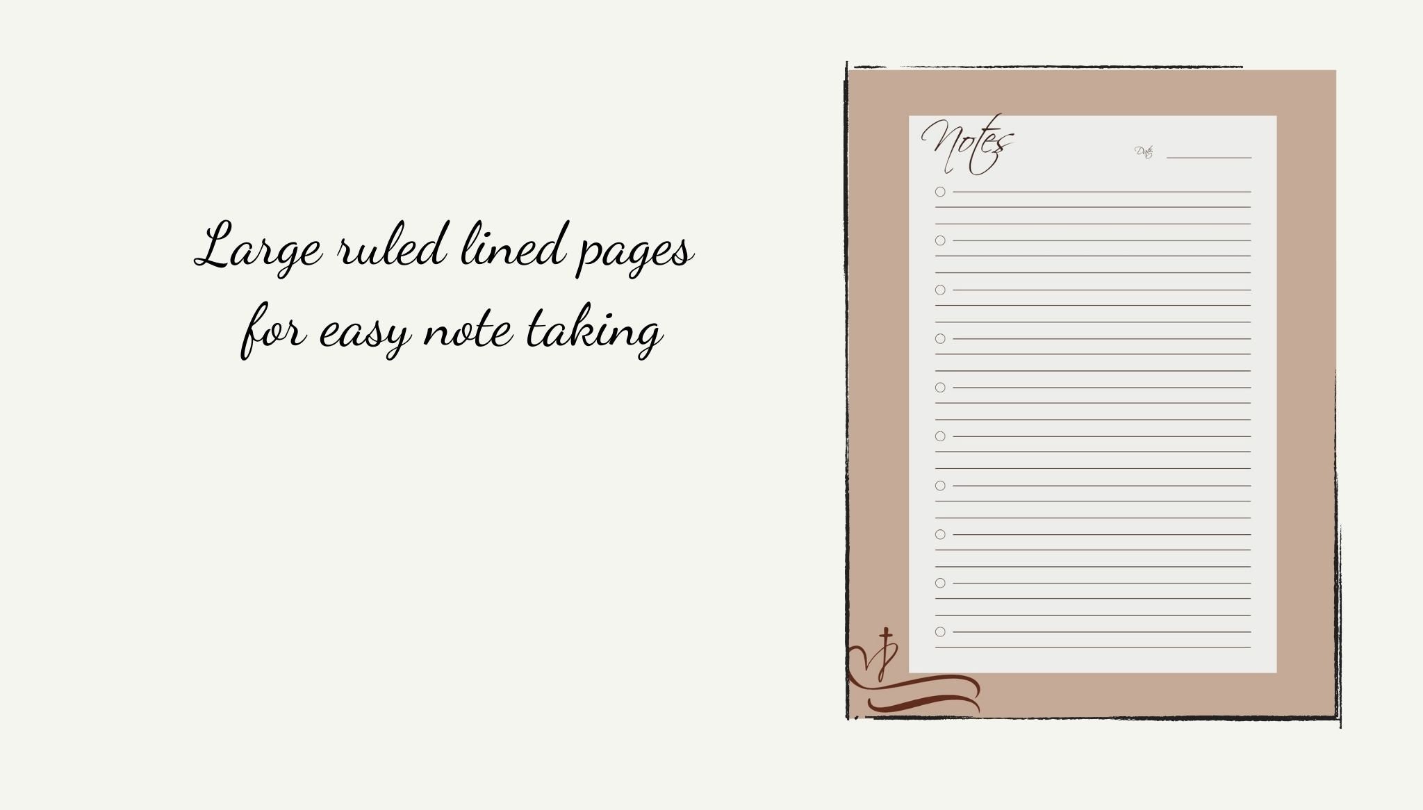 Faith Printable Notes in Beige, 3 Sizes of Pdfs - Etsy