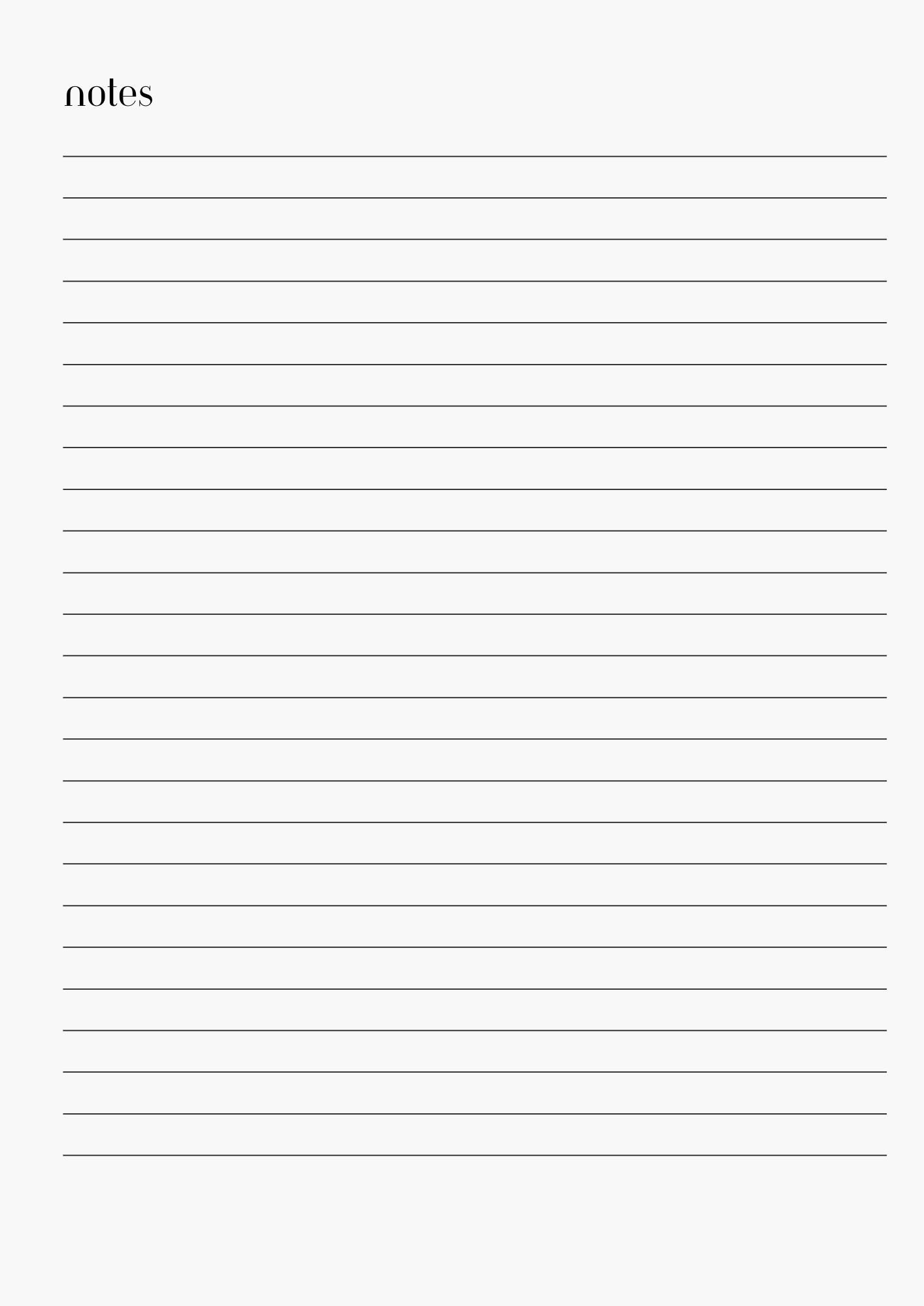 Daily Routine Planner Digital Download Notes Weekly Tracker - Etsy