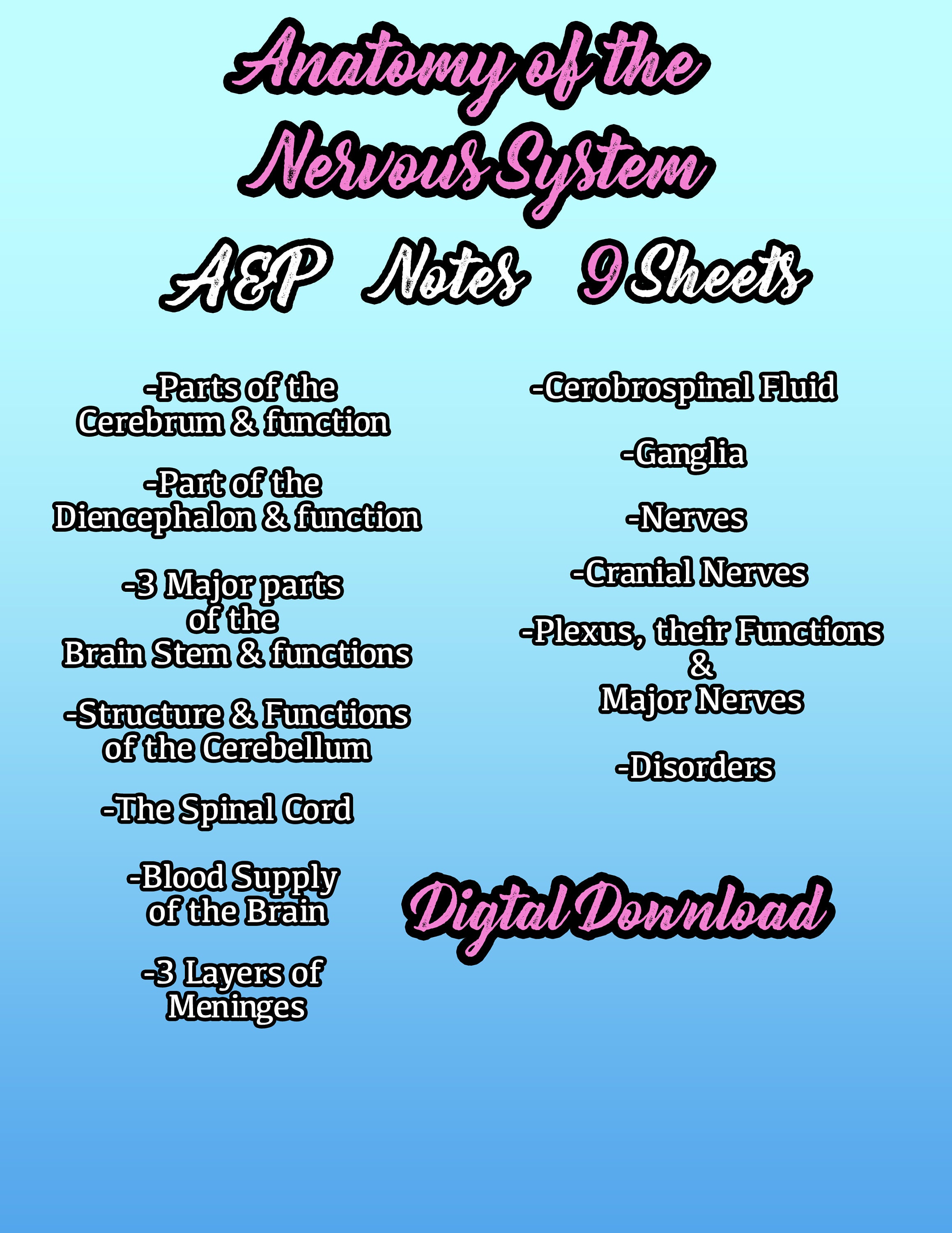 9 Pg Anatomy and Physiolog, Anatomy of the Nervous System, Anatomy ...