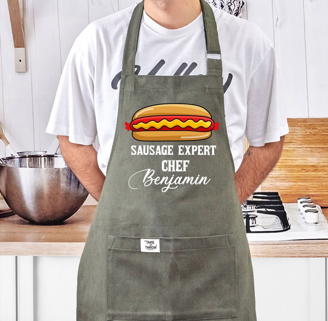 Personalized Apron With Custom Logo Customizable Kitchen Gift Unique ...