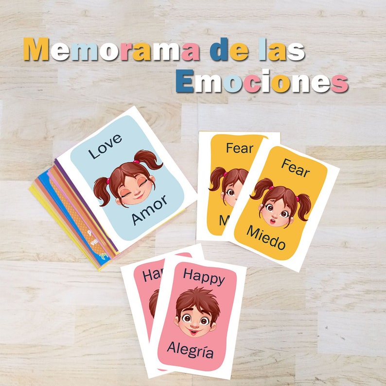 Memorama of Emotions - Etsy