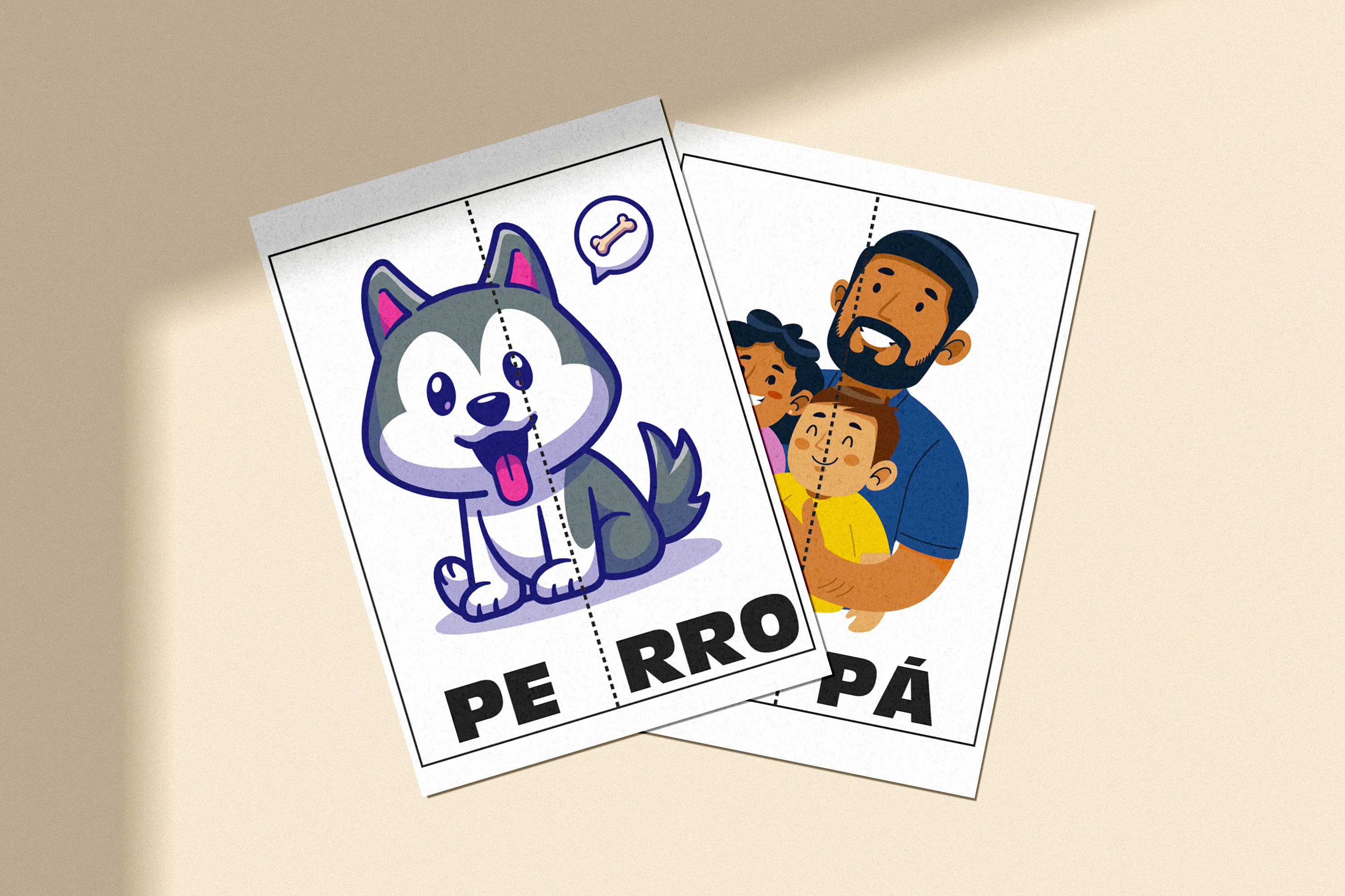 Rompecabezas de sílabas para preescolar Más de 10 hojas de material ...