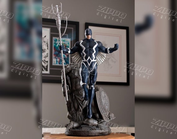 Black Bolt Statue 3D Prints STL File - Etsy