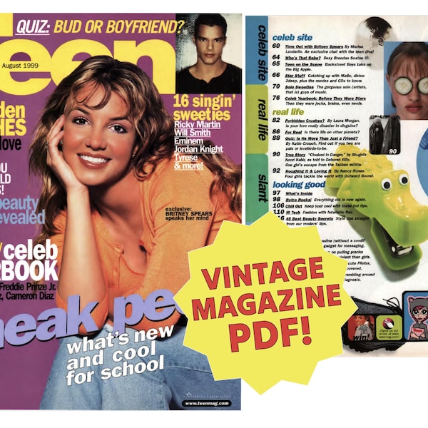 2000s Teen Magazine - Etsy
